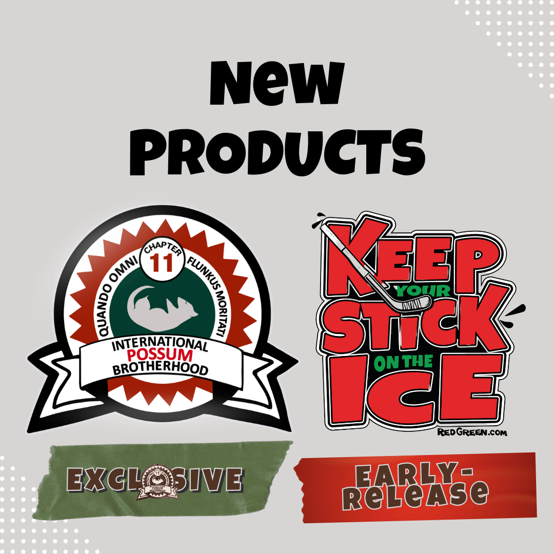 New Exclusive Product Release - Stickers! | Red Green