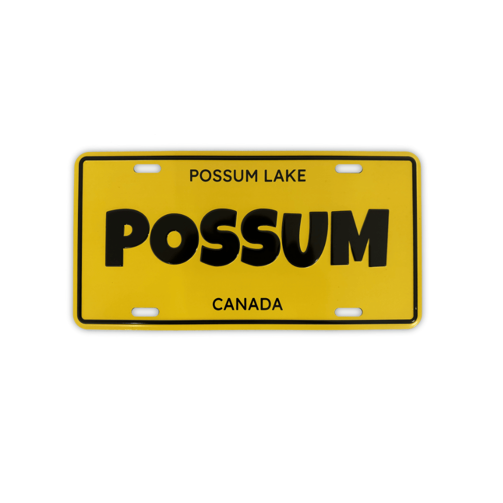 Possum Van License Plate | Red Green