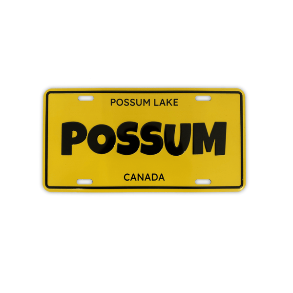 Possum Van License Plate | Red Green