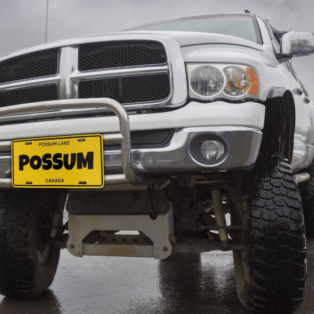 Possum Van License Plate | Red Green