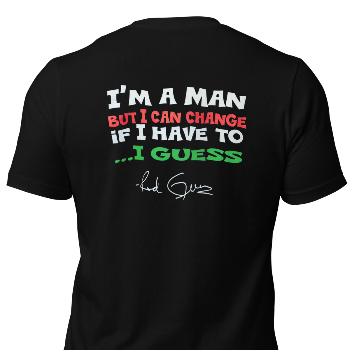 Possum Lodge Oath “Man's Prayer” Black T-Shirt | Red Green