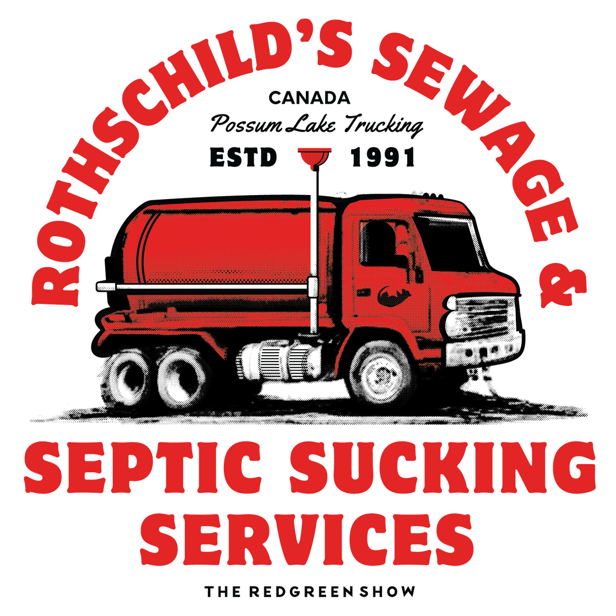 Rothschild's Sewage & Septic Sucking Services | Custom Vinyl Sticker ...